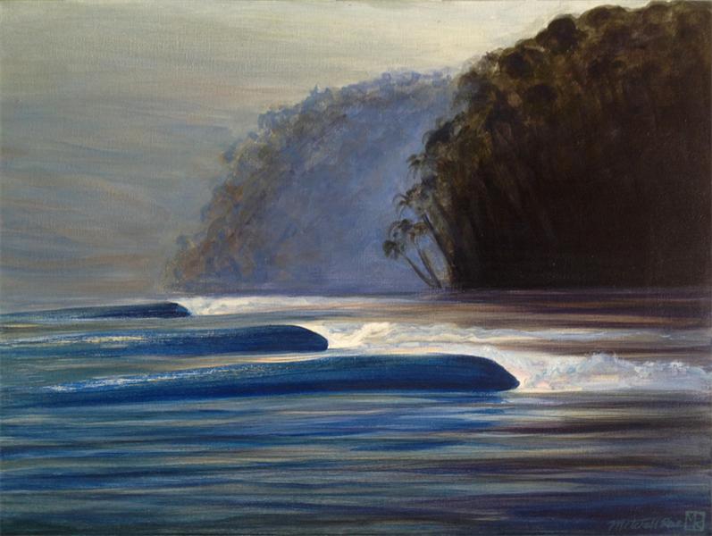 Mitchell Rae- surfboards and art at JahRoc - March 2013 - JahRoc Galleries