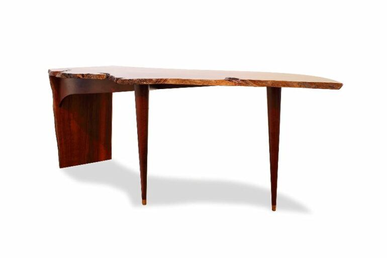 Freeform Jarrah Burl Desk - JahRoc Galleries