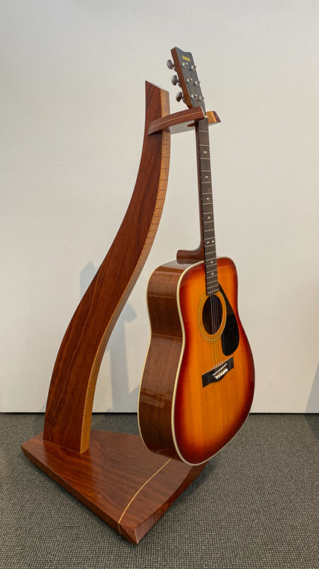 Designer Timber Guitar Stand - JahRoc Galleries