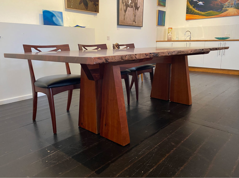 Nara Jarrah Dining Table - JahRoc Galleries