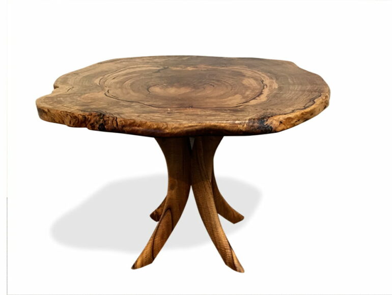 Marri Burl Kitchen Table - JahRoc Galleries