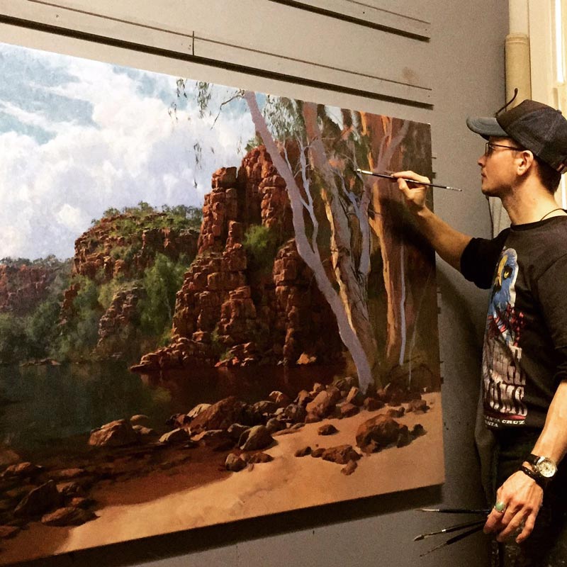 Andrew Tischler Artist - Up Close And Personal - JahRoc Galleries