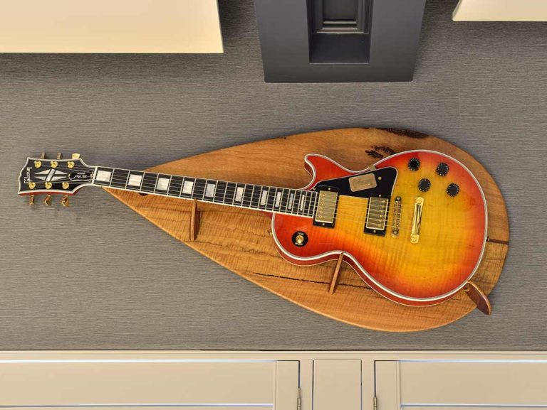 Designer Timber Guitar Stand - JahRoc Galleries