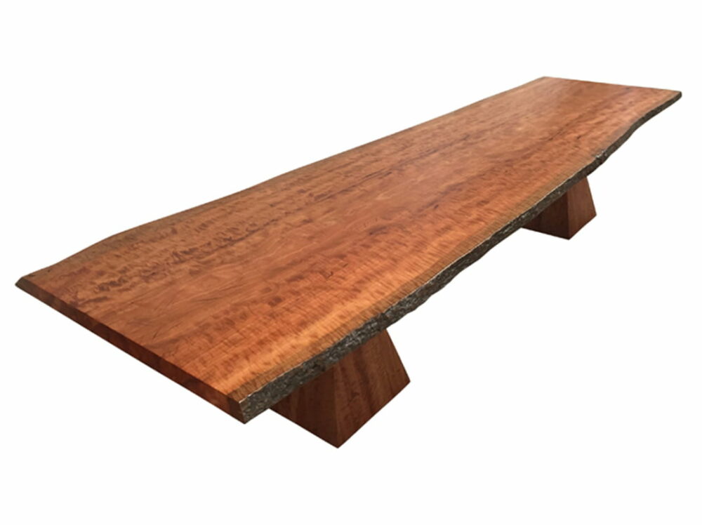 Suspended Karri 4m Dining Table - JahRoc Galleries