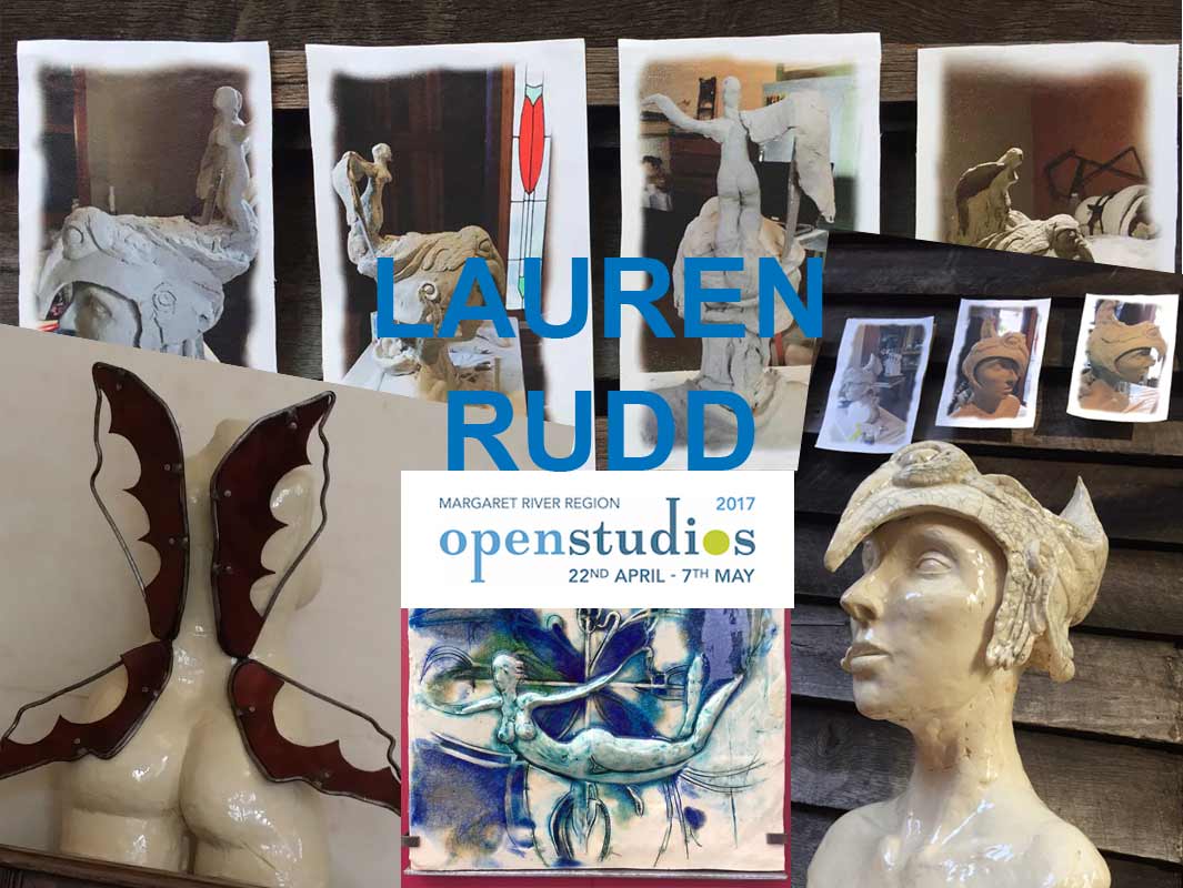 Lauren Rudd Artist Studio - MRROS - JahRoc Galleries