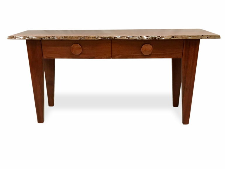 Owl Eyes Jarrah Side Table - JahRoc Galleries