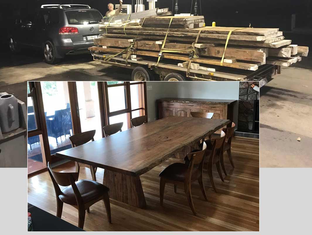 JahRoc uses customer's own salvaged marri timber... - JahRoc Galleries