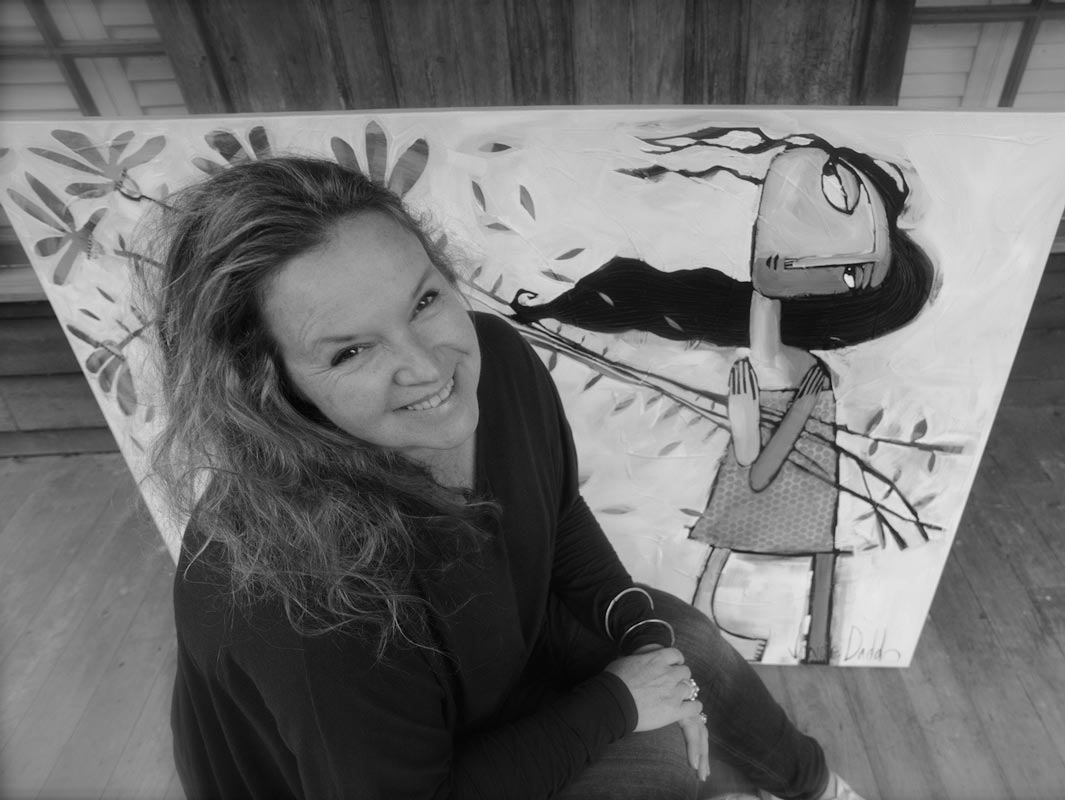 Janine Daddo Artist - Up Close & Personal - JahRoc Galleries