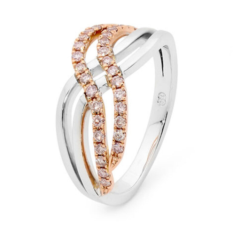 Desert Rose - In Vogue Pink Diamond Ring - JahRoc Galleries