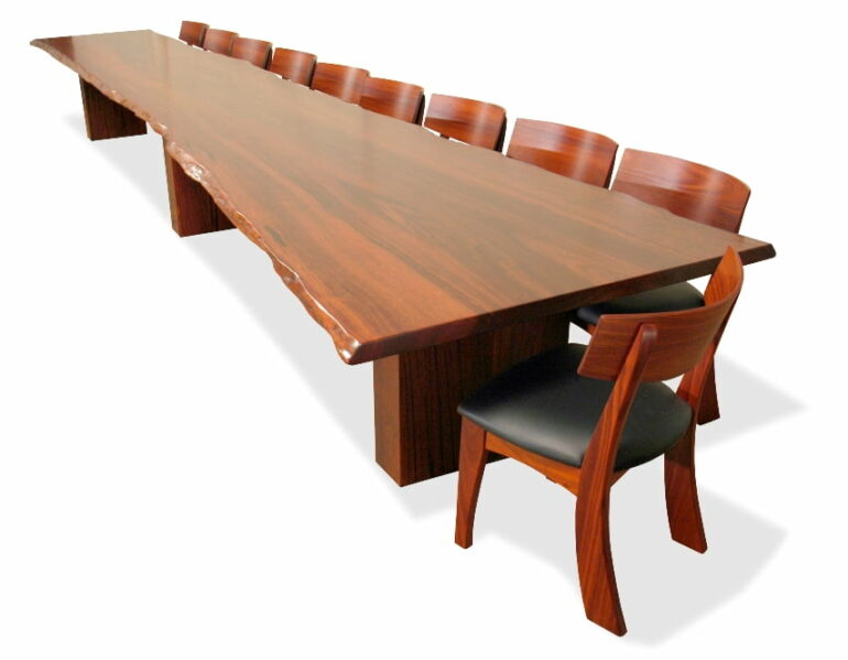 6m Slab Dining Table - JahRoc Galleries