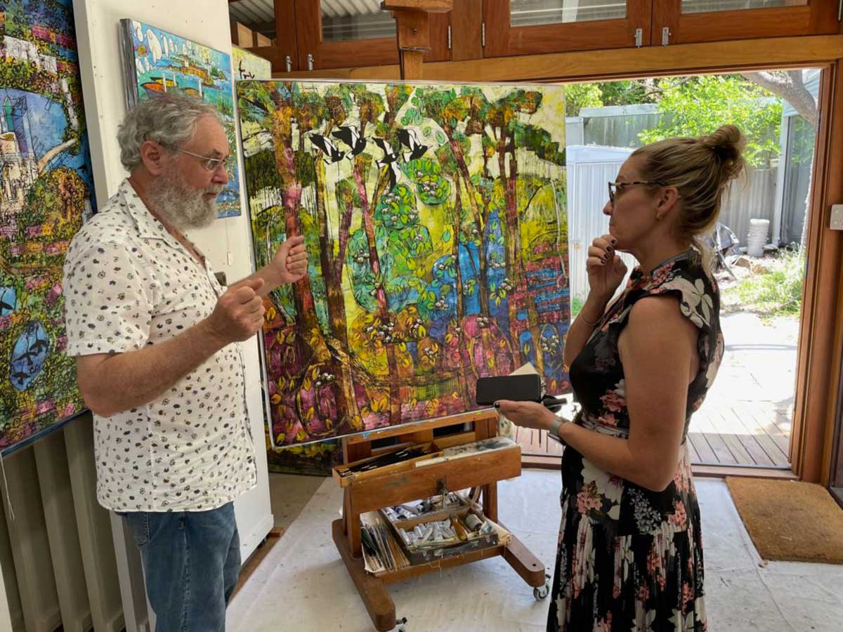 Ken Rasmussen Artist - Up Close & Personal - JahRoc Galleries