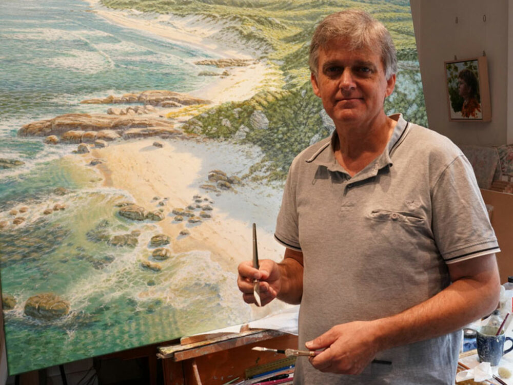 Sam Broadhurst Artist - Up Close & Personal - JahRoc Galleries