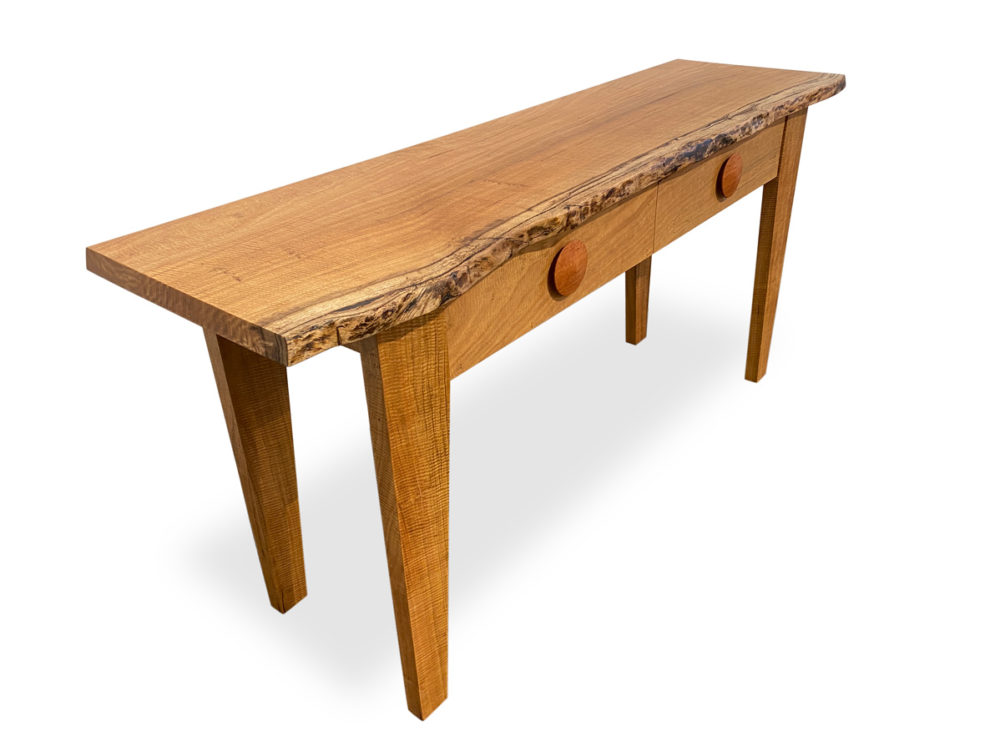 The Block Jarrah Sidetable - JahRoc Galleries