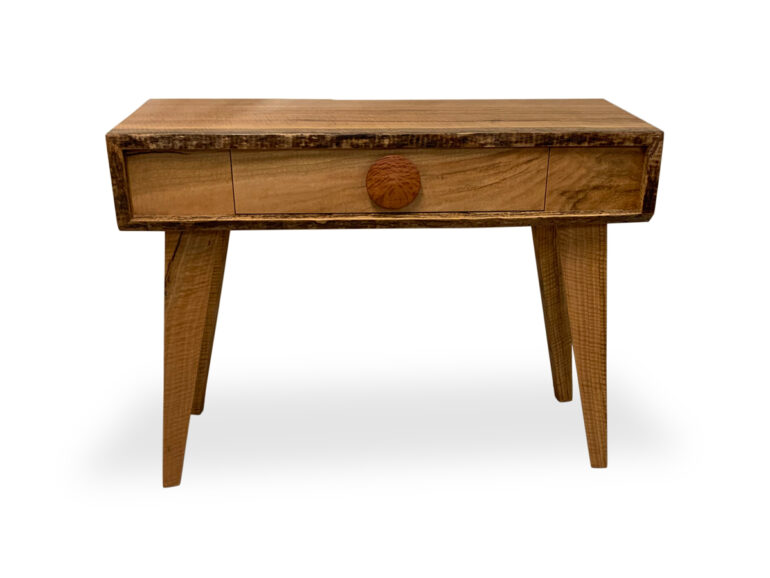 The Block Jarrah Sidetable - JahRoc Galleries