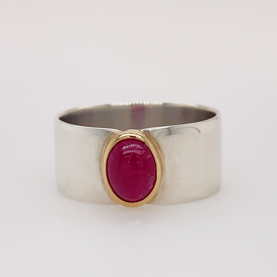 Emma Cotton - So Ruby Ring • JahRoc Galleries