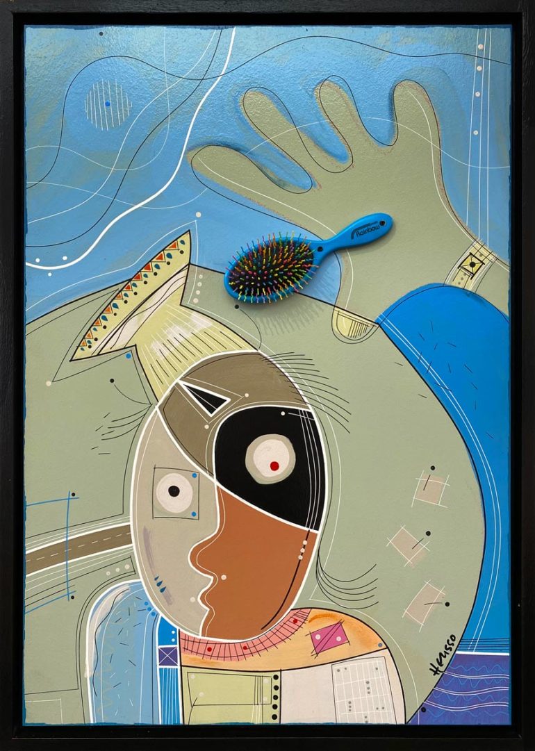 Mark Heusso - Another Door Opens - Combing The Mullet - JahRoc Galleries