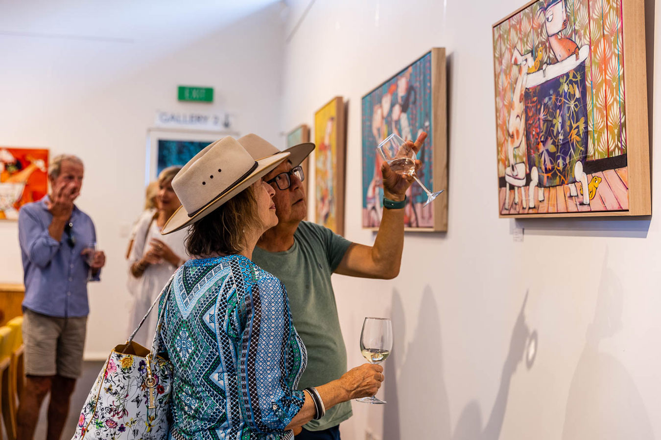 Opening Night - Janine Daddo Exhibition "Deep In Conversation" 21st Jan ...