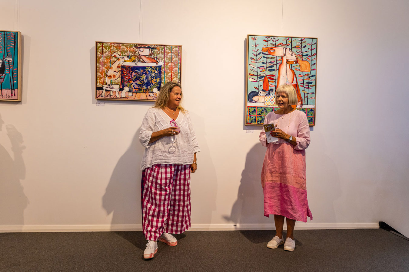 Opening Night - Janine Daddo Exhibition "Deep In Conversation" 21st Jan ...