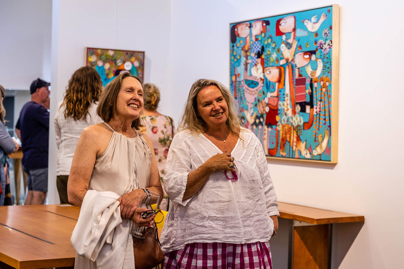 Opening Night - Janine Daddo Exhibition "Deep In Conversation" 21st Jan ...