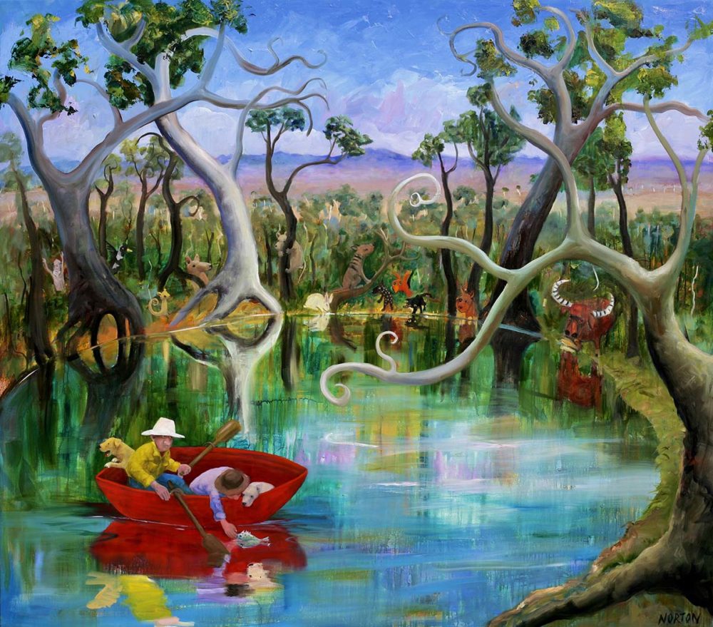 Helen Norton - The Red Barn - JahRoc Galleries