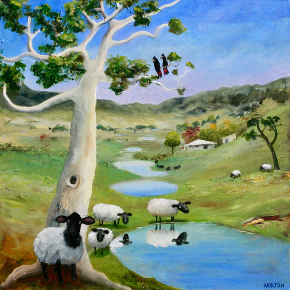 Helen Norton - The Valley Of Dorpers - JahRoc Galleries