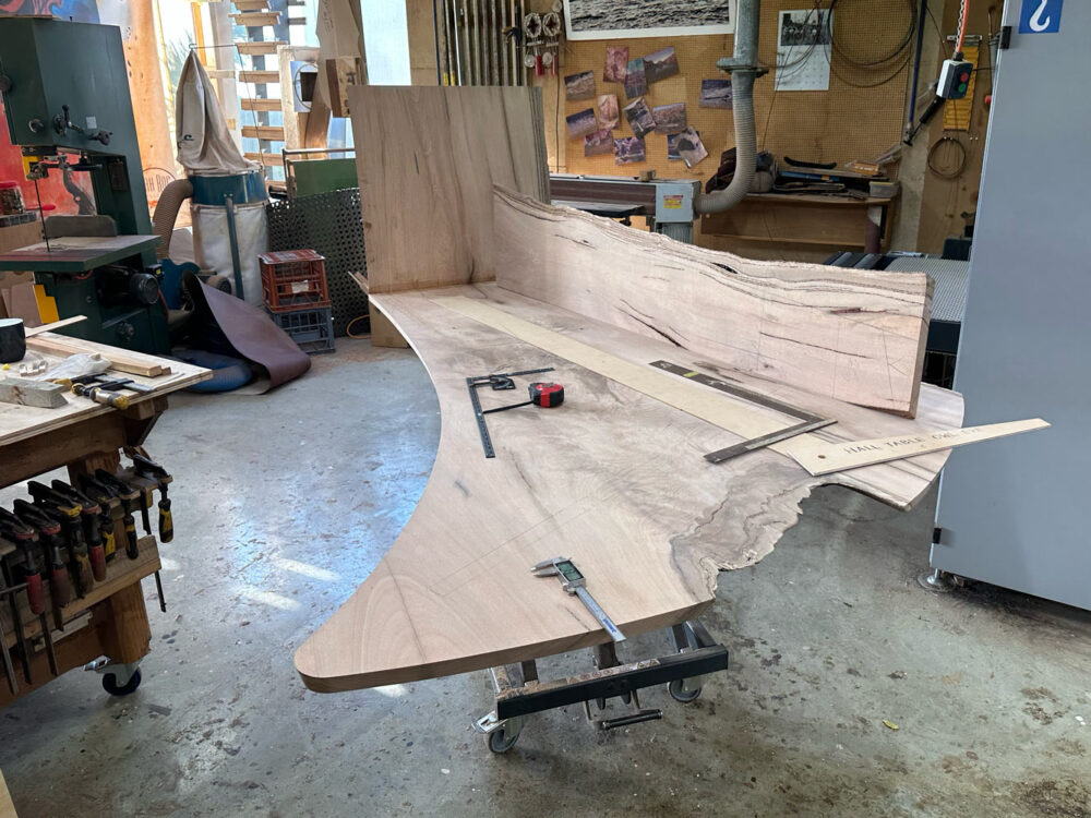 Family Tree Executive Desk - In The Making - JahRoc Galleries